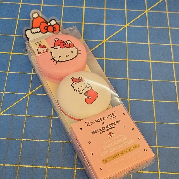 Hello Kitty | Makeup | Hello Kitty Macaron Lip Balm Duo New In Box ...